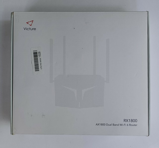 Victure AX1800 Dual Band WiFi 6 Router (RX1800) 4GB Ethernet Ports 1.8 ...