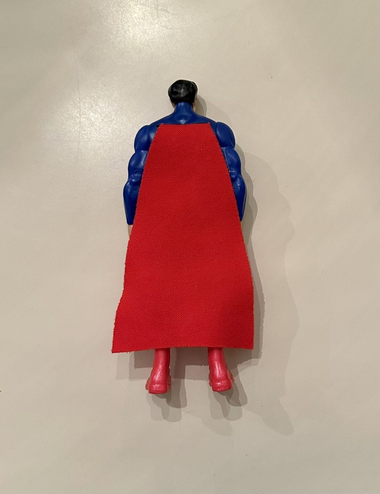 2015 Mattel Superman Action Figure 6” - DC Comics with Red Cloth Cape ...