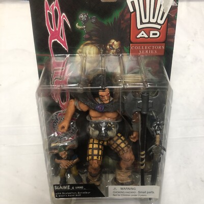 2000 AD Slaine & Ukko with brain biter, Excalibur & boar head belt ...