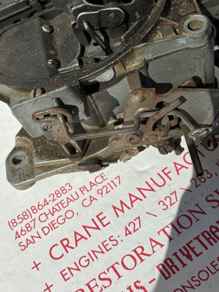 7028217, Quadra jet carburetor big block 396 350 HP, Camaro Chevelle ...