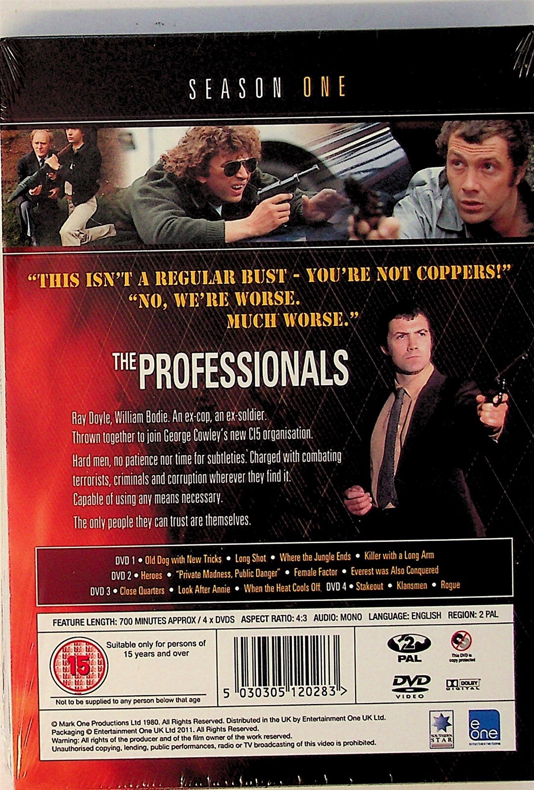 The Professionals - MK1 (DVD, 2012) for sale online | eBay UK