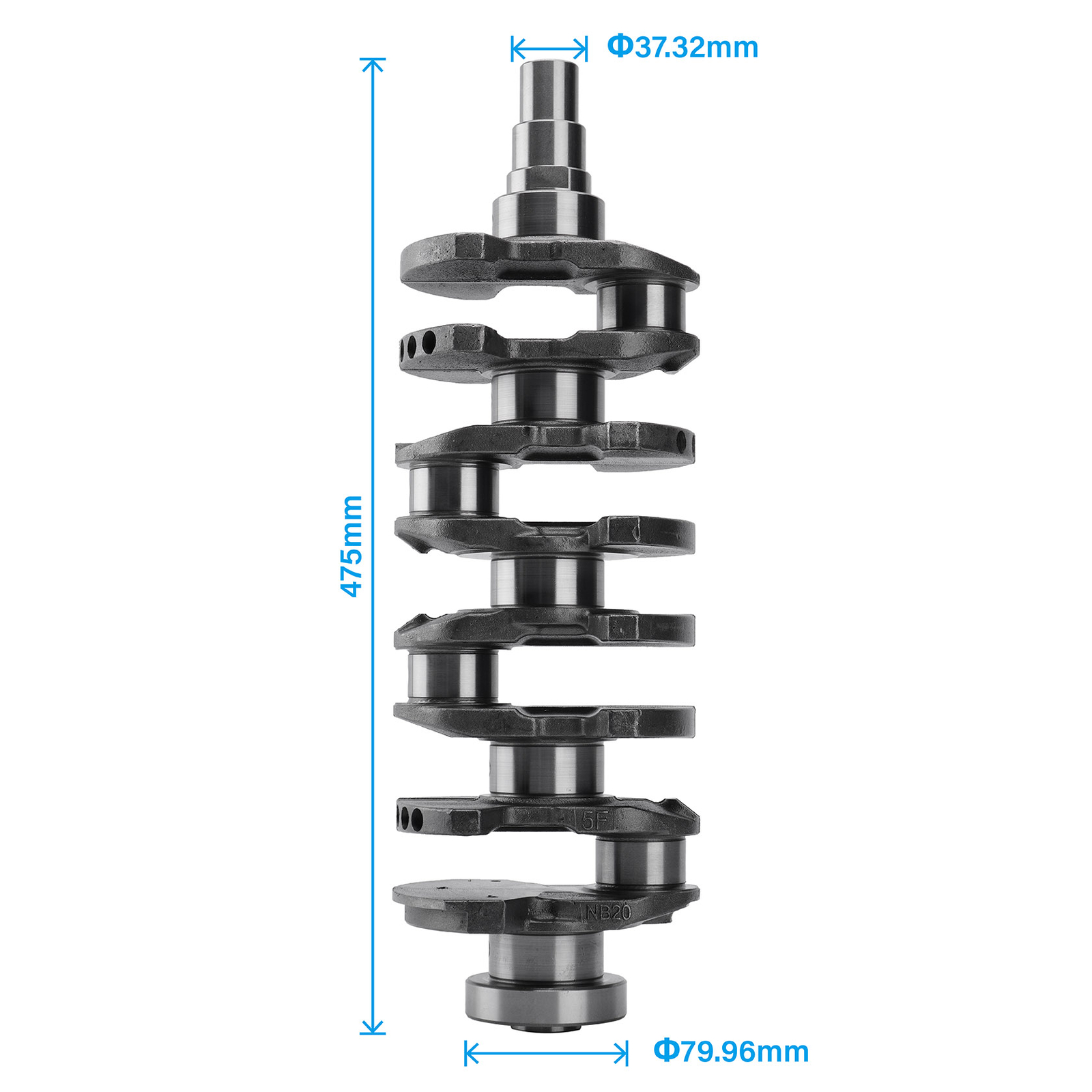 Engine Crankshaft 23110-23710 For 2000-12 Hyundai Elantra Kia Soul ...