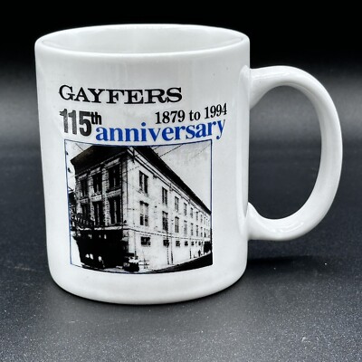 1994 Gayfers 115th Anniversary Mug Dept Store Ad 1879 Vintage Dillards ...
