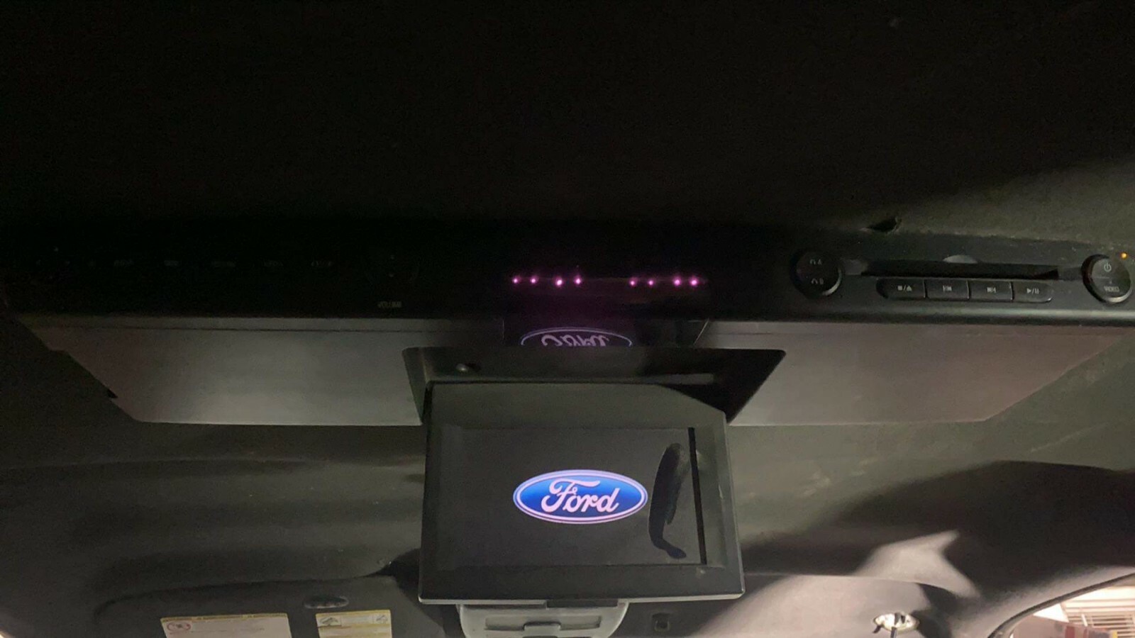 Ford Expedition Overhead Center Console Drop Down DVD Player Black for ...