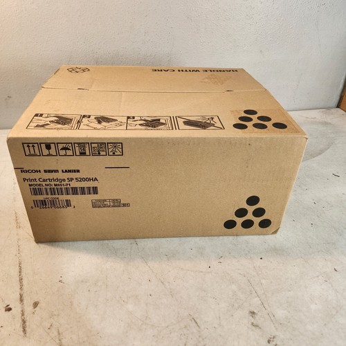 Ricoh 406683 SP 5200HA Black Toner Cartridge Genuine OEM Sealed Boxed ...