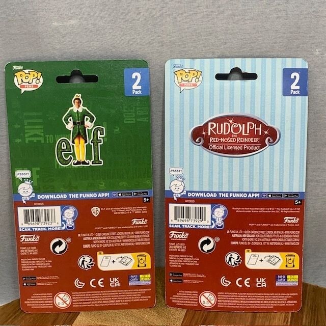 Funko POP! Pens: Rudolph Santa Buddy The Elf Narwhal Two 2 Pack's New ...