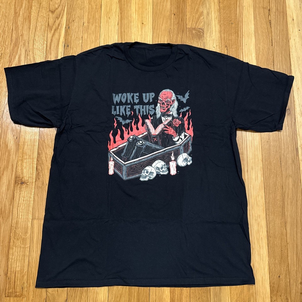 Tales From The Crypt | Crypt Keeper Woke Up Like This Men’s Black Tee ...