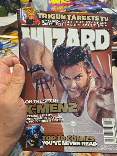 Wizard Comic Magazine #139 April 2003 On Set Of X-men 2 Trigun | eBay