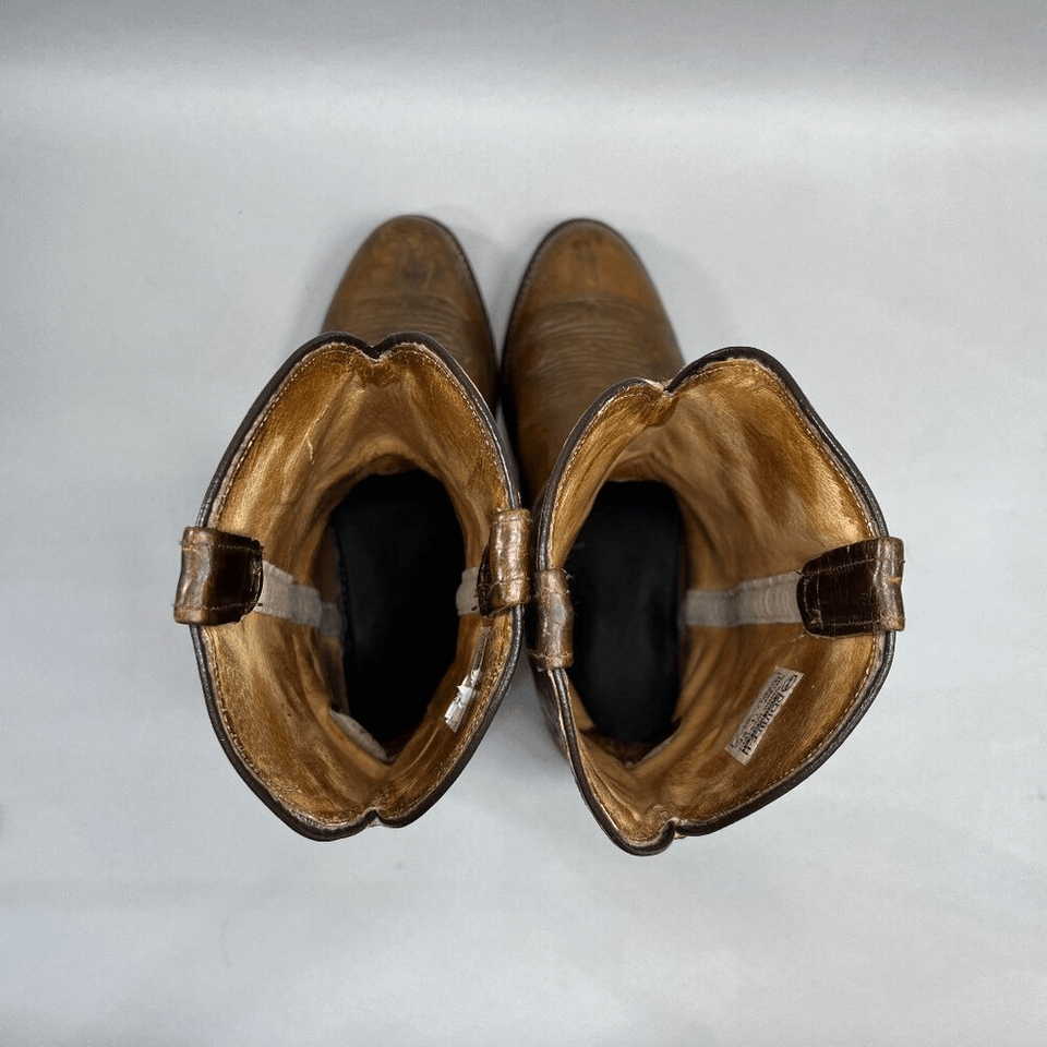 Double H Boots Men's Size 11EE Gel Ice Brown Leather Western Cowboy ...