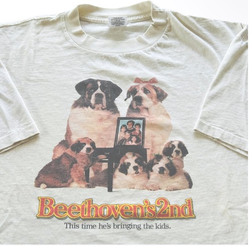 Beethoven’s 2nd Vintage 90s RARE Movie Promo T Shirt Size XL Single ...