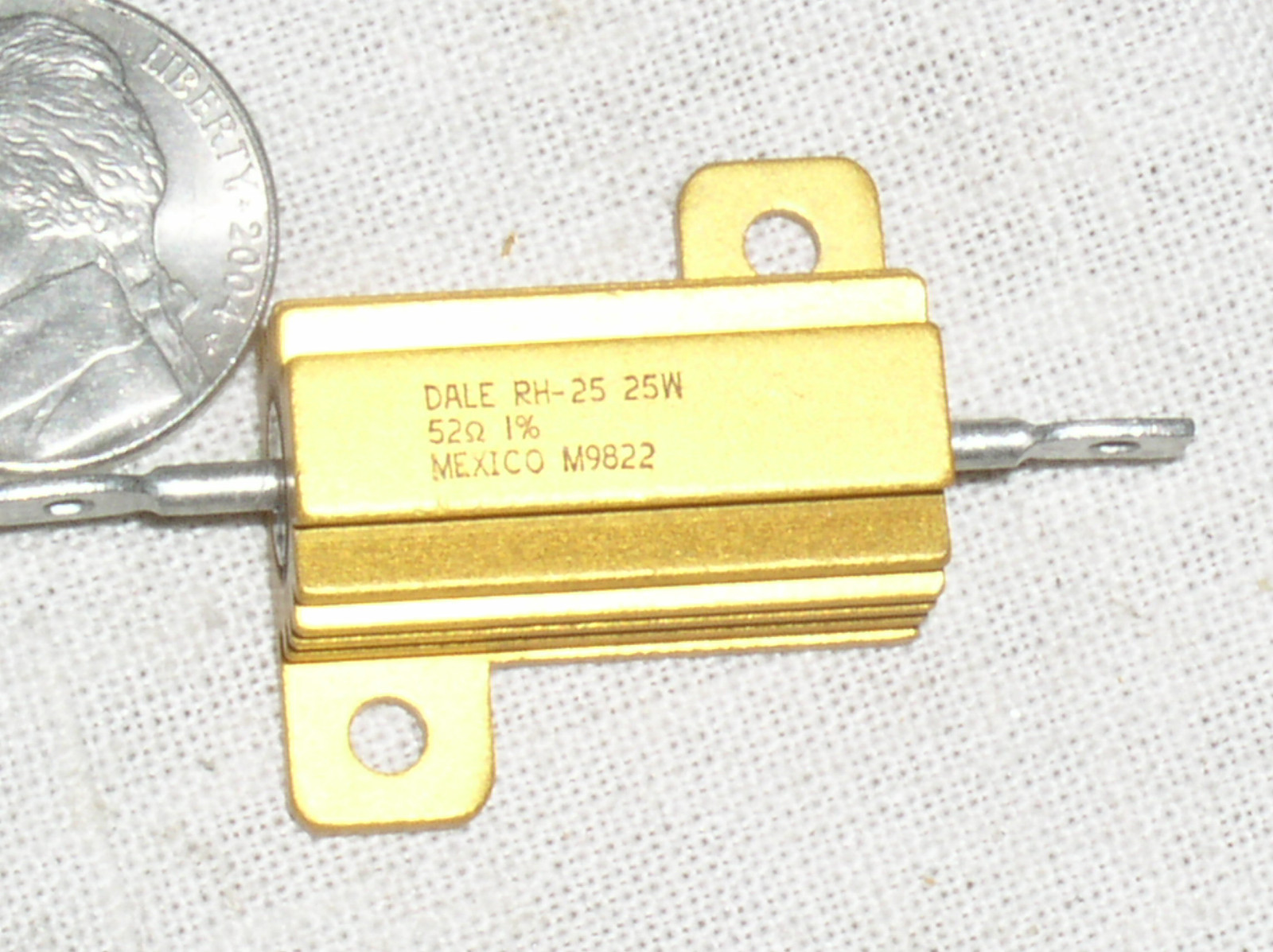 NEW GOLD DALE RH-25 RH02552R00F POWER RESISTOR 52 OHM 25W 1% 25 W WATT ...