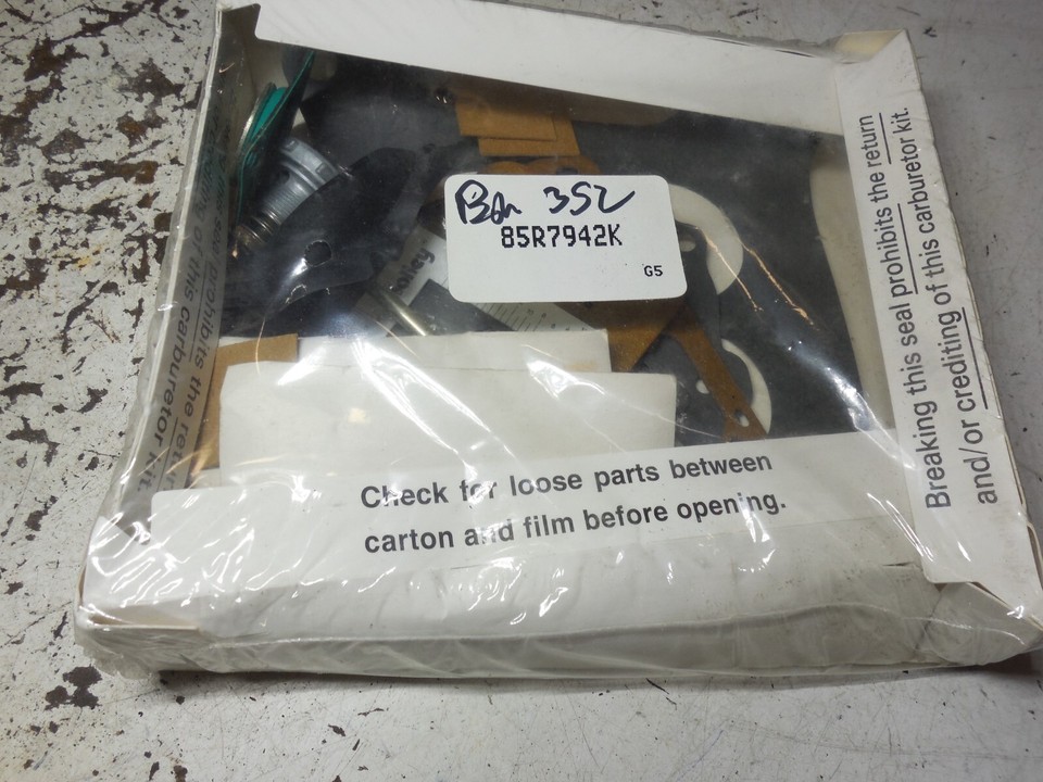 Carter ACF Zip Kit Carburetor Repair Rebuild Kit 906-702 85R7942K | eBay