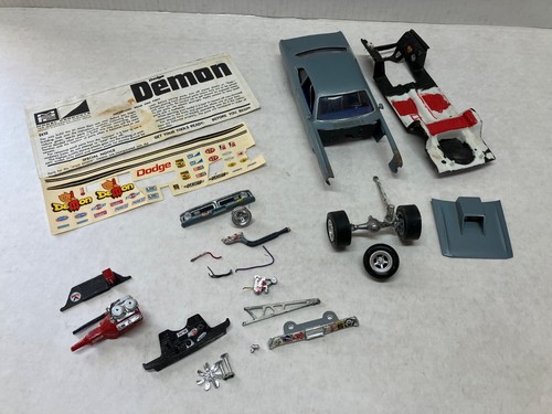 VINTAGE ORIGINAL ISSUE MPC 1/25 SCALE DODGE DEMON JUNKYARD PARTS MODEL ...