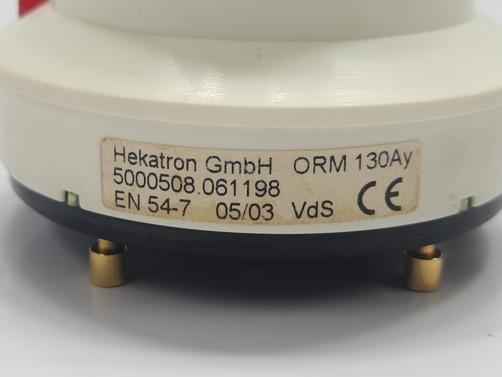 HEKATRON ORM 130AY OPTICAL SMOKE DETECTOR 5000508.061198 for sale ...