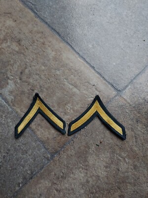 Vietnam War Era US Army Private First Class PFC Chevron Stripe Rank ...