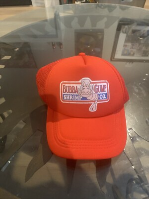 Bubba Gump Hat Cap Snap Back Red Adjustable Mens Trucker | eBay