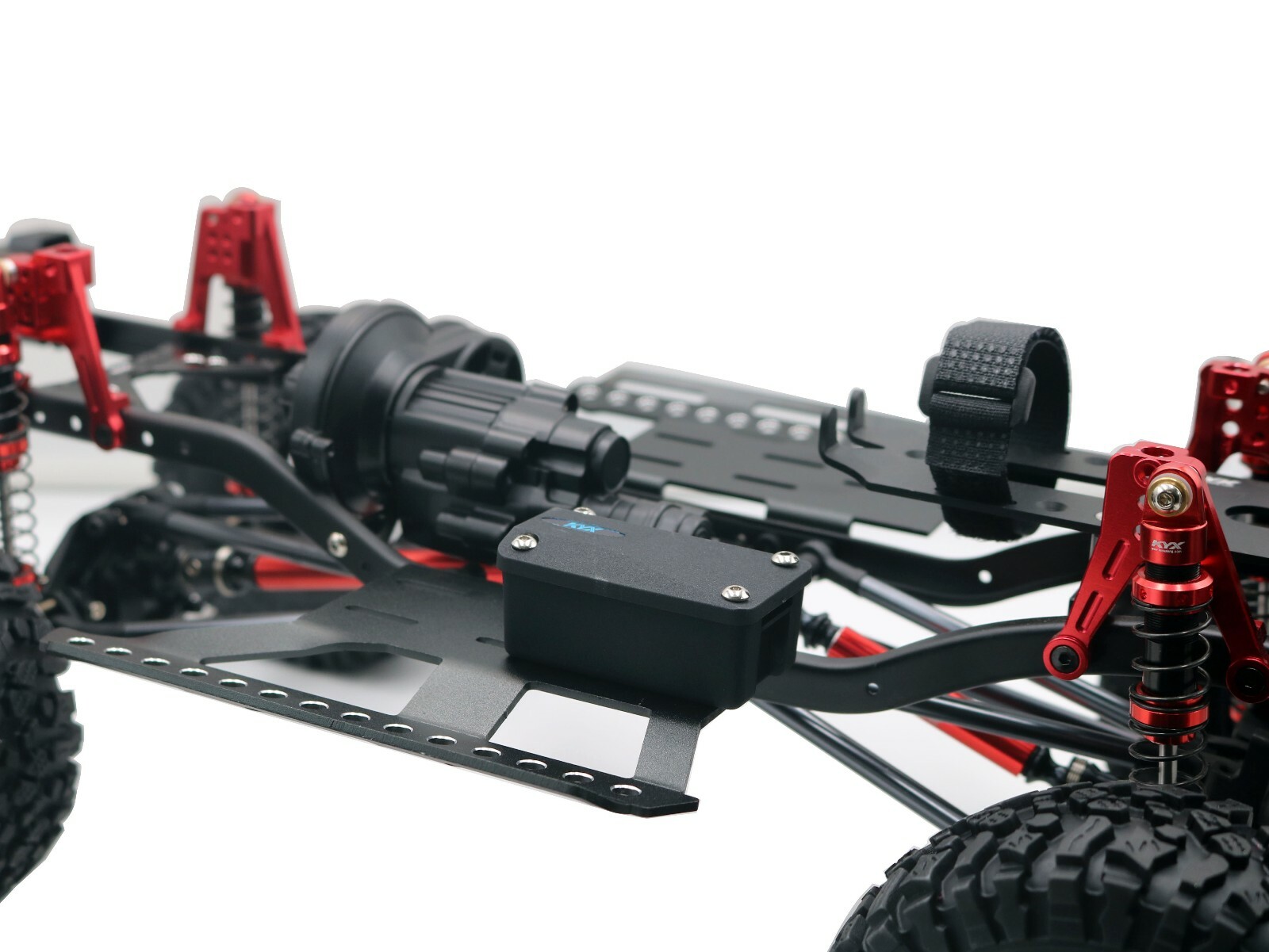 KYX All Metal Upgraded 313mm Axial SCX10 II Chassis Kit w/ Axle Mounted ...