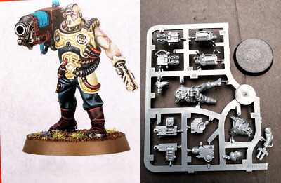 Warhammer 40k Astra Militarum / Inquisition Gun Servitor NEW on SPRUE ...