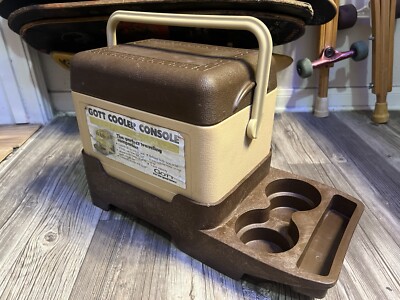 Vintage Gott Tote 6 Console Cooler Arm Rest Cup Holder | eBay