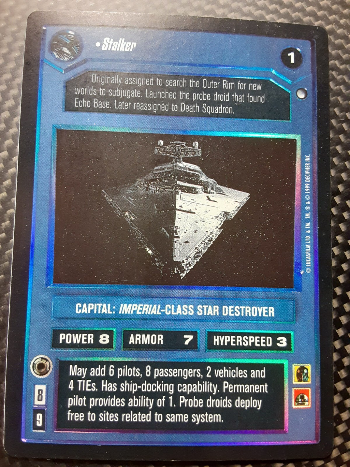 Super Rare Marvel HeroClix War Games Slave I - Super Rare Foil Light ...