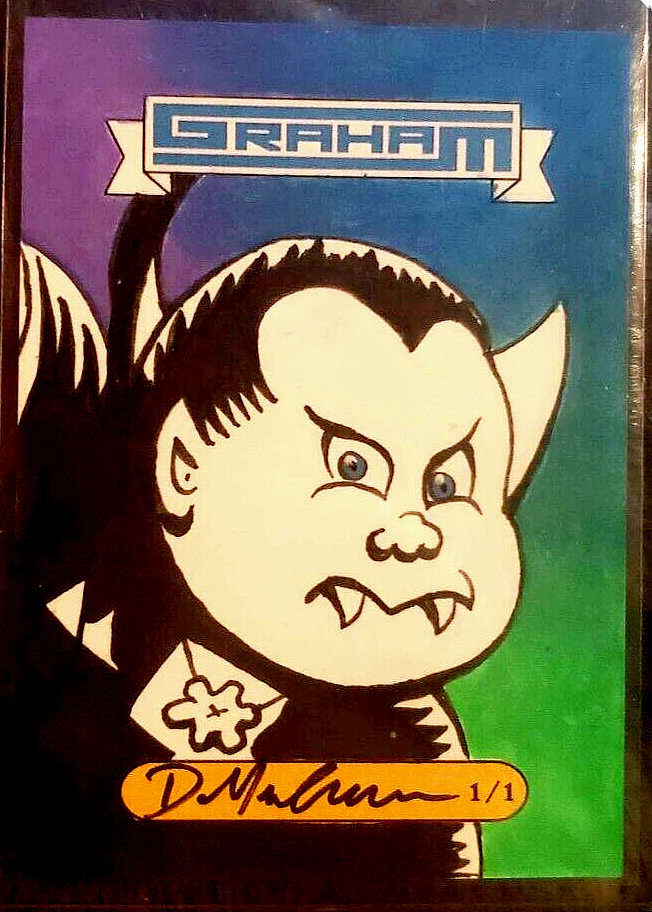 2015 Garbage Pail Kids 1/1 'Nasty Nick' Custom Sketch Card Dustin ...