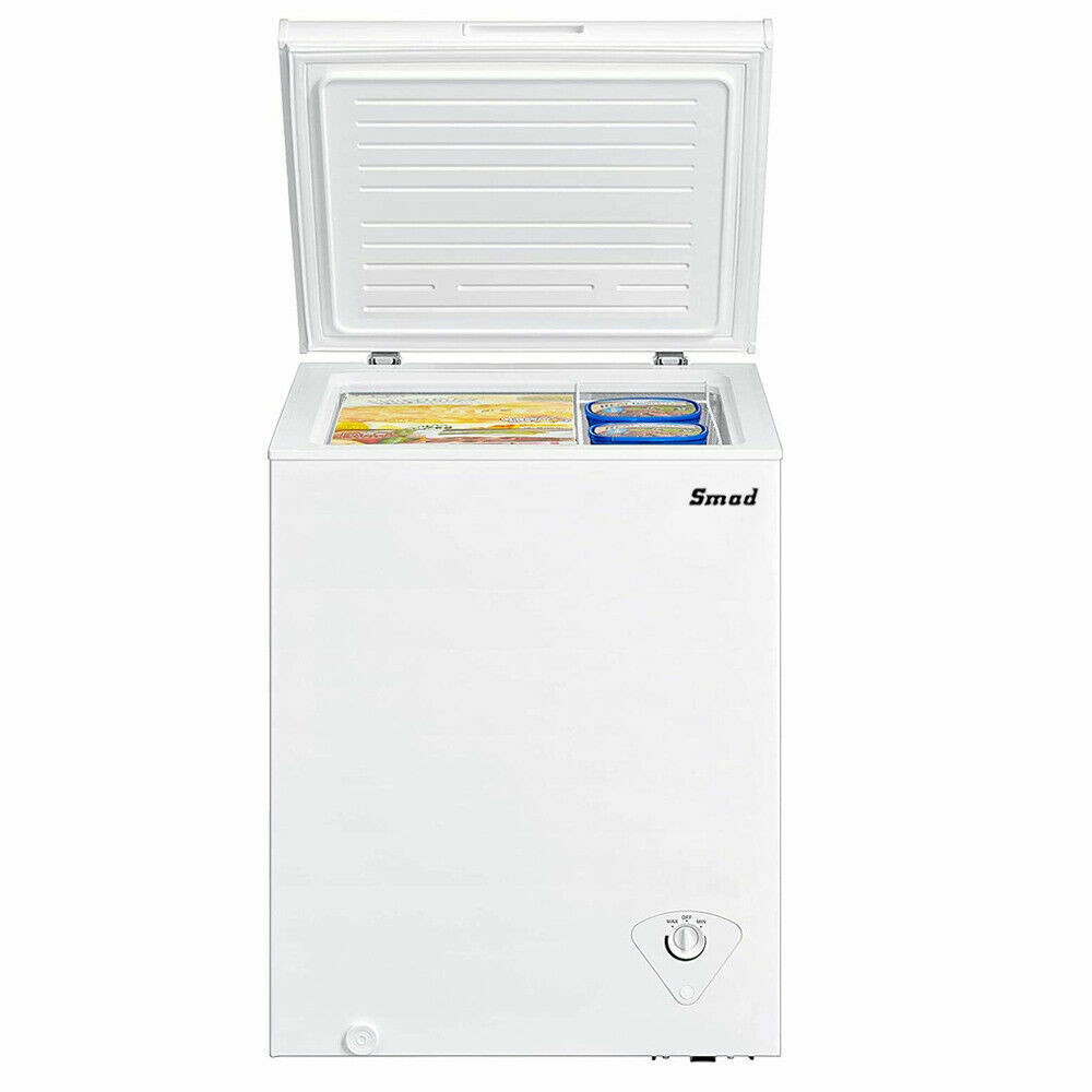 SMAD 3.5 Cu ft Compact Upright Chest Freezer Food and Treats Storage ...