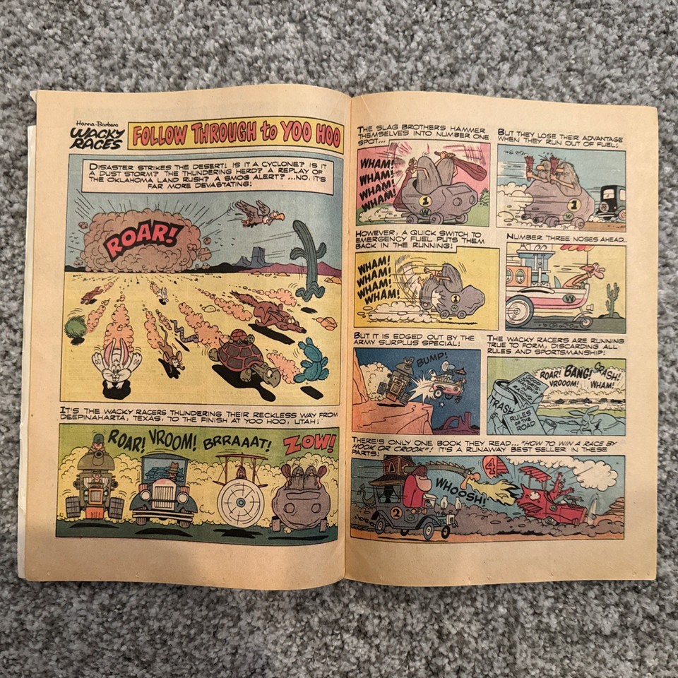Hanna-Barbera Wacky Races #4 (August 1971) The Weirdo World of Wheels ...