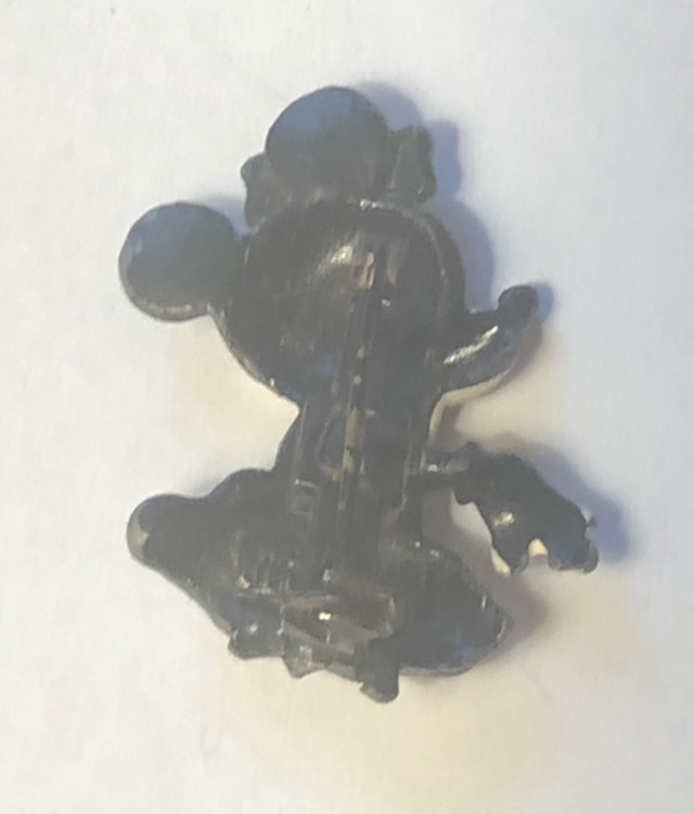 VINTAGE WALT DISNEY PRODUCTIONS RETRO 50s METAL ENAMEL MINNIE MOUSE PIN ...