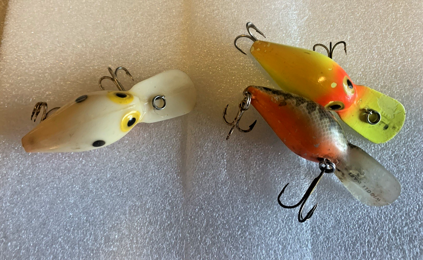 Vintage Wiggle Wart Fishing Lures. Lot of 3. | eBay