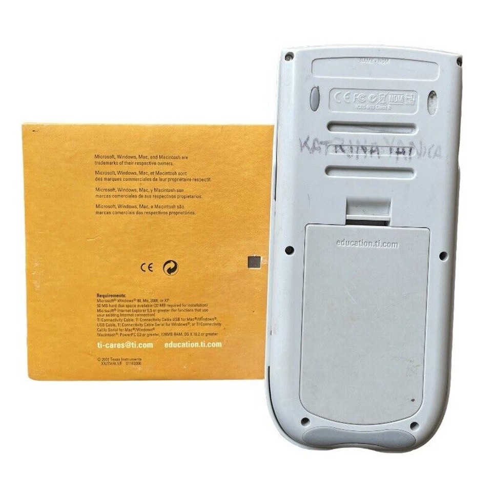 Texas Instruments TI-84 Plus Silver Edition Graphing Calculator w/ TI ...