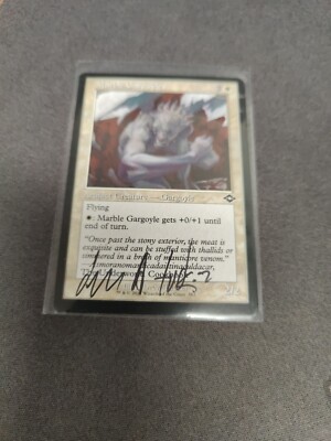 1x Signed Retro Frame Marble Gargoyle Magic The Gathering Common | eBay