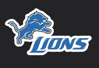 DETROIT LIONS Logo Sticker Bat Stickers Car NFL Football Decal | eBay
