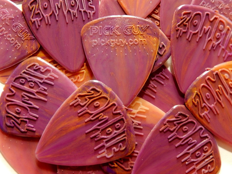 12 pics ZOMBIE Guitar Picks .73mm by PICK GUY Pics Plectrums Walking ...