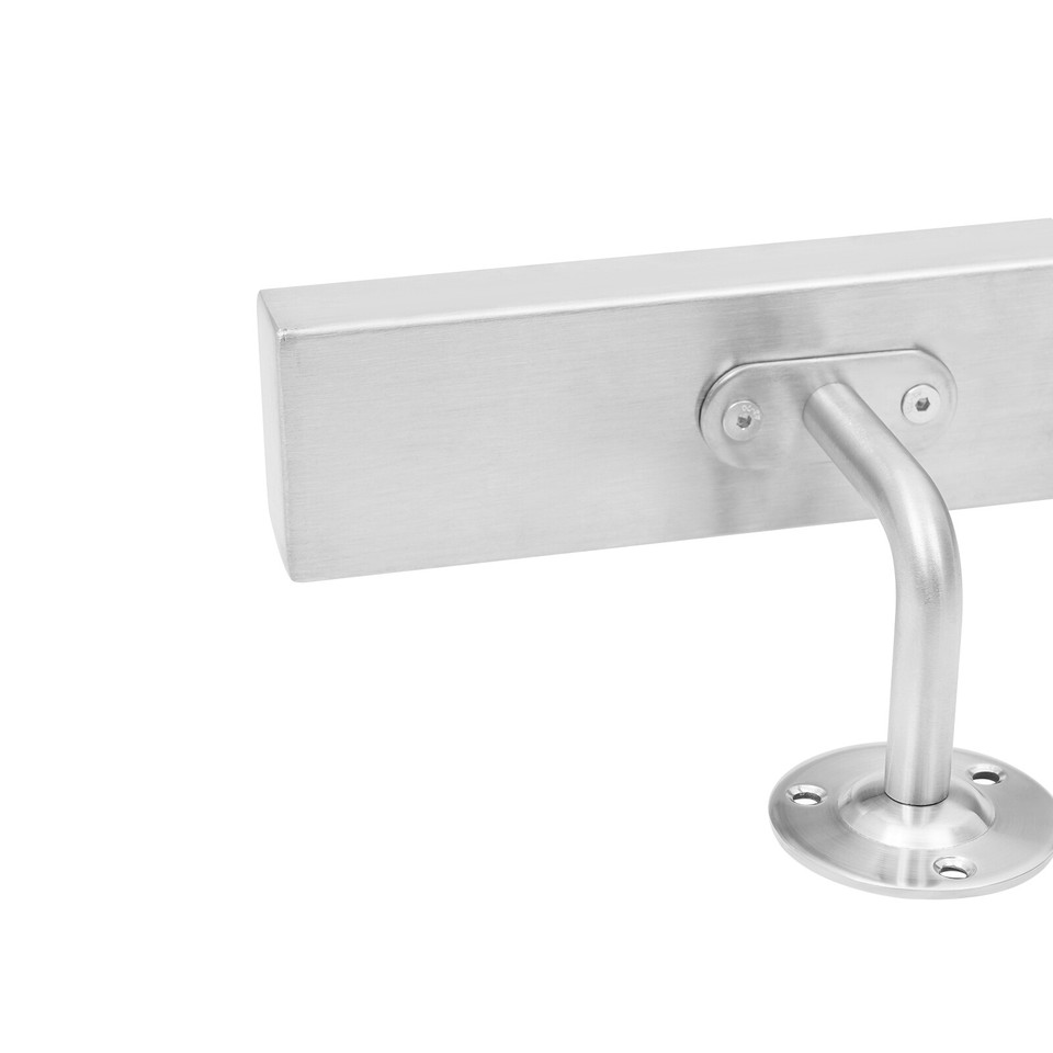 10FT 200lbs Wall Mounted Stair Handrail Stainless Steel Stair Handrail ...