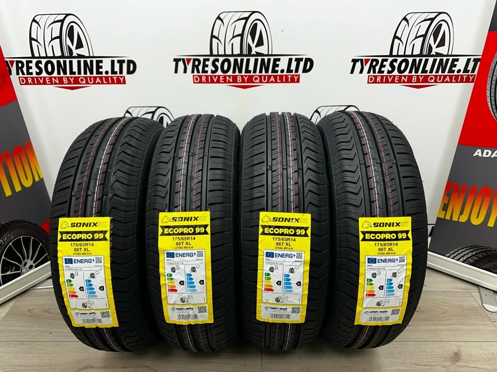 4 X 175 65 14 SONIX 175/65R14 86T XL BRAND NEW HIGH QUALITY TYRES M+S ...