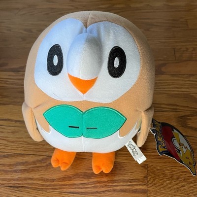 POKEMON ROWLET OWL ROUND STUFFED ANIMAL 8" CHARACTER PLUSH TOY FACTORY ...