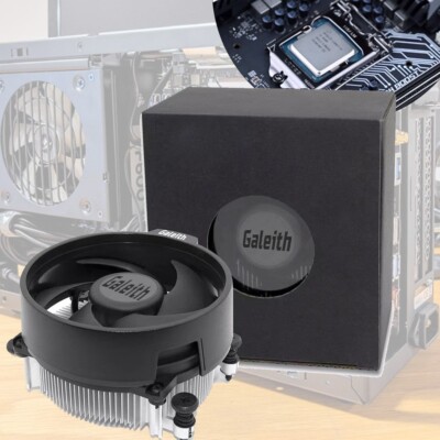Galeith Fit for AM4 4 Pin Connector Cpu Cooler Aluminum Heatsink for ...
