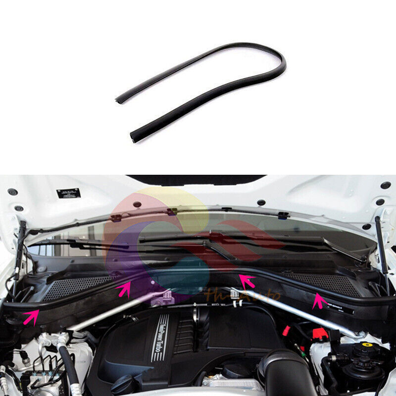 1x Engine Hood Sealing Gasket Rear 51237161345 For BMW E70 E71 E72 X5 ...