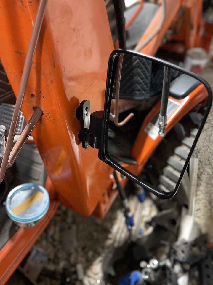 2 MAGNETIC SIDE VIEW MIRROR TRACTOR NEW HOLLAND BOBCAT SKID STEER 290lb ...