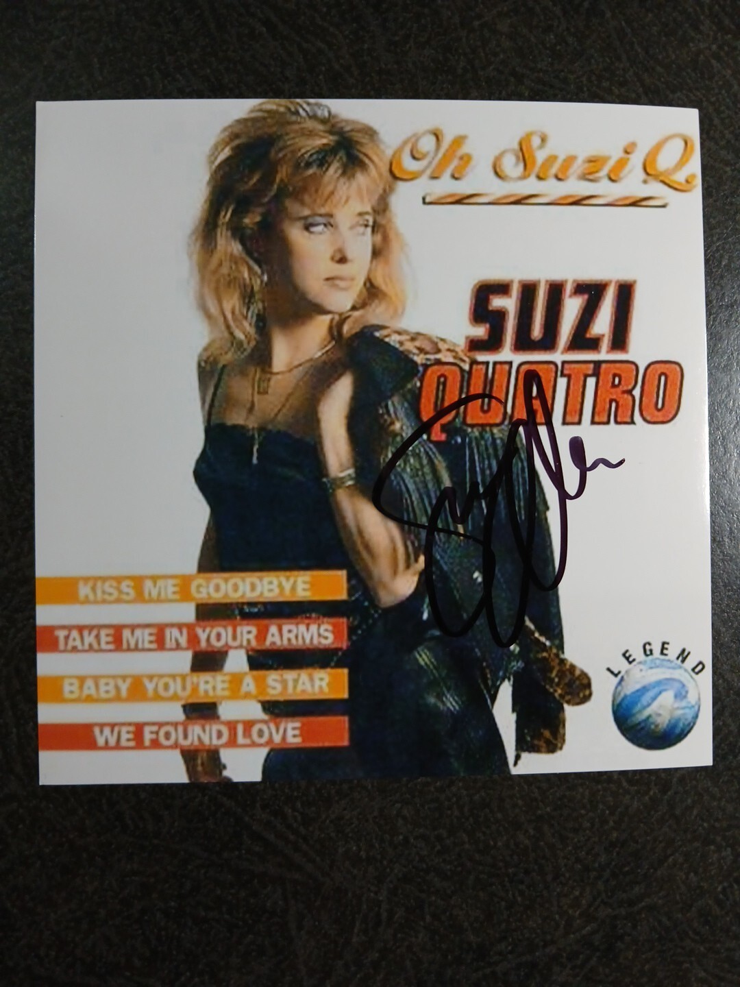 SUZI QUATRO Authentic Hand Signed Autograph 4X4 Photo - BEAUTIFUL ...