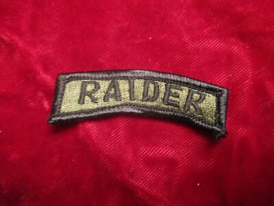 Raider Military Tab Patch | eBay