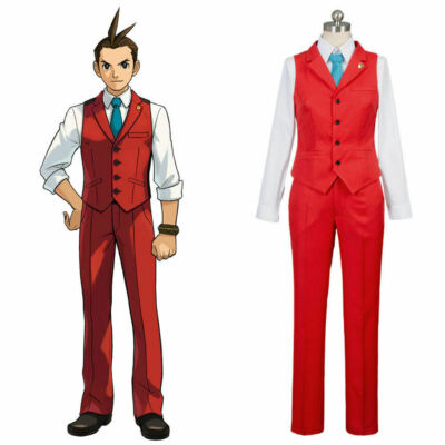 Gyakuten Saiban Ace Attorney 4 Apollo Justice Polly Cosplay Costume ...