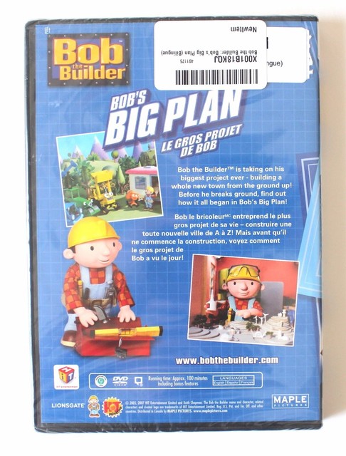 Bob the Builder - Bobs Big Plan (DVD, 2010, Canadian) for sale online ...