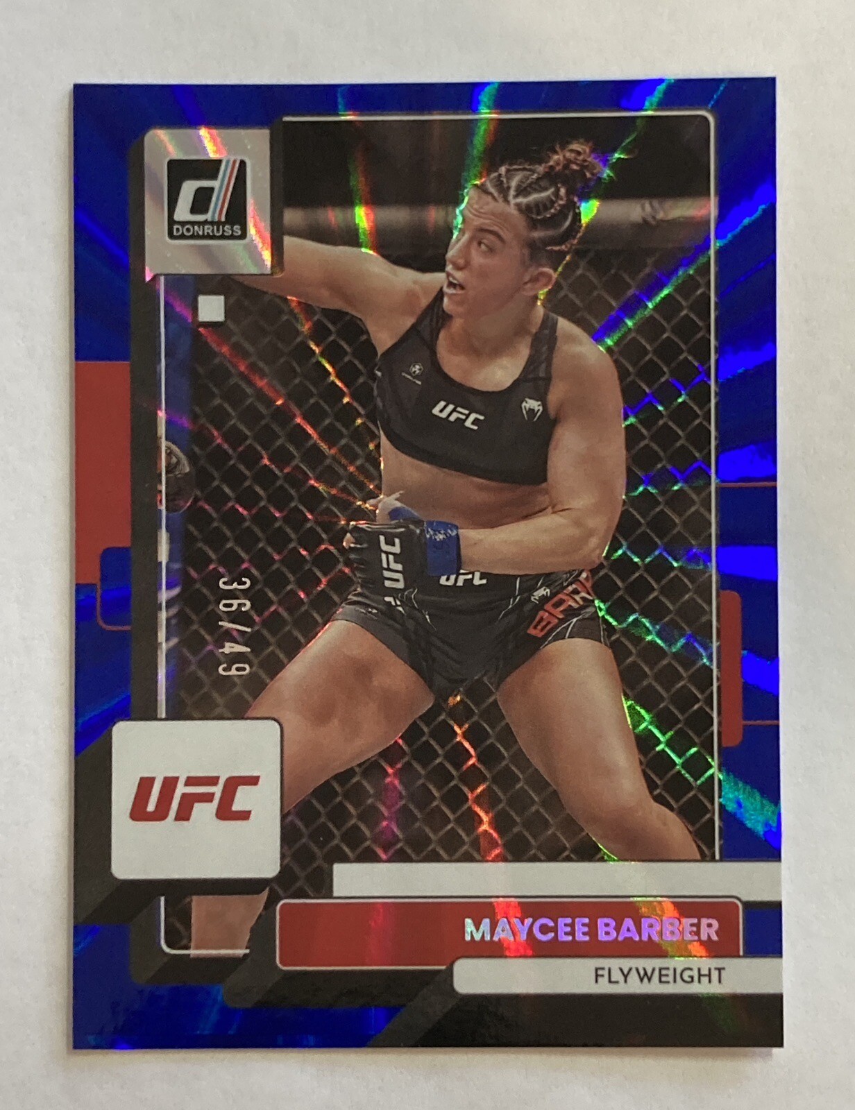 2023 Donruss UFC Macey Barber Blue Holo Laser /49 | eBay