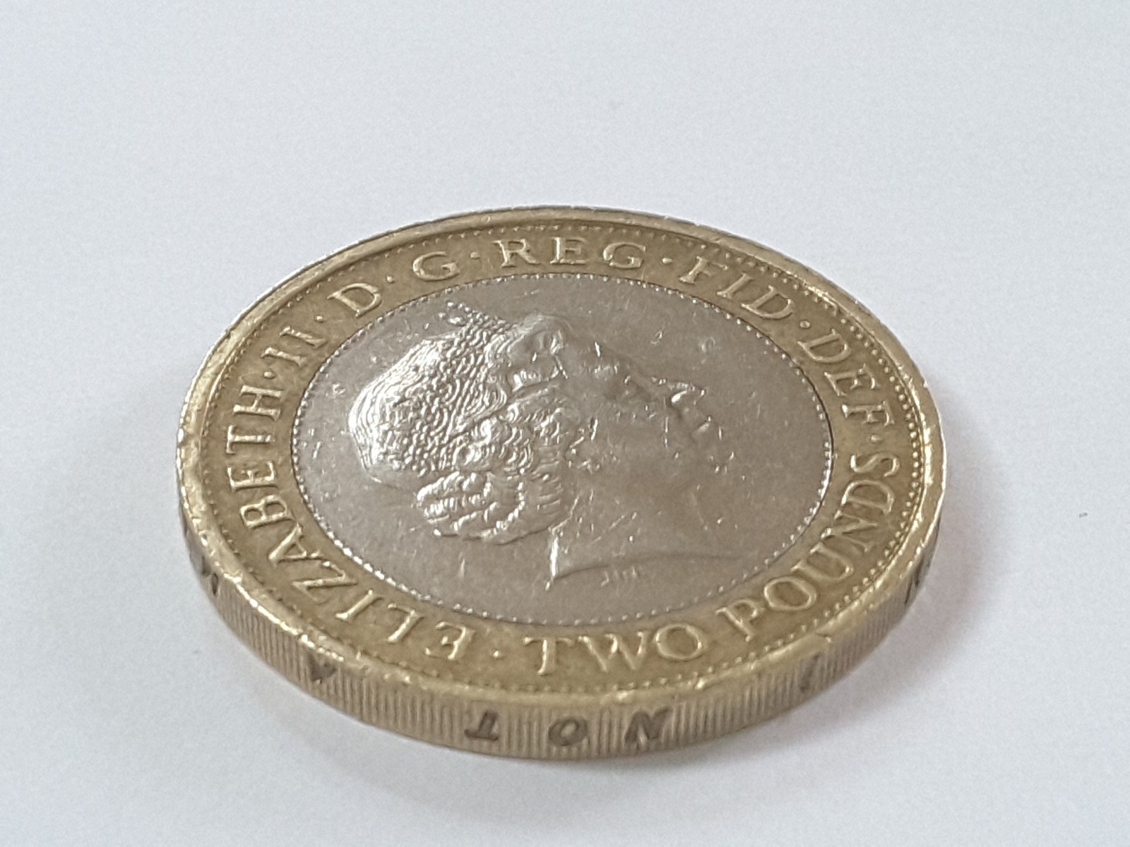 Very rare 2007 £2 pound coin minting error - 1807 Abolition of slave ...