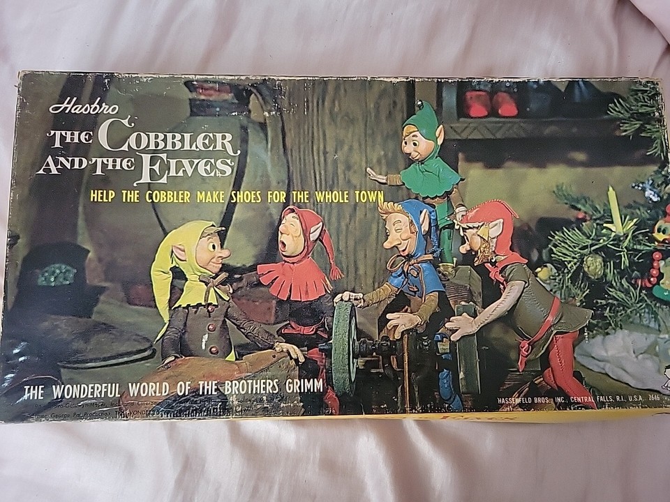 RARE 1962 Hasbro The Cobbler And The Elves - Brothers Grim Board Game ...