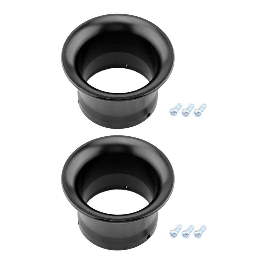 2 lots 50mm Air Intake Horn Velocity Stack for PWK24 PWK26 PWK28 PWK30 ...