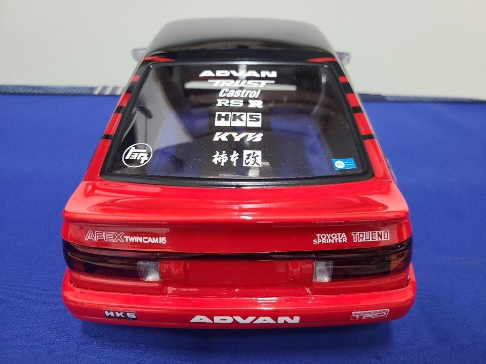Rc Car Body Pandora Ae86 Trueno 3dr Advan Livery Radio Controlled Drift ...