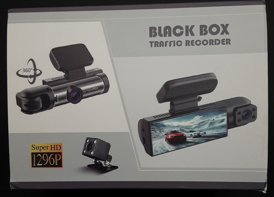 Black Box Traffic Recorder Dash Cam Model # D50 Super HD 1296P | eBay