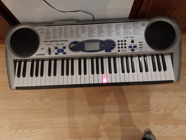 Casio Lk-43 61 Key Lighted Portable Digital Electronic Keyboard for ...